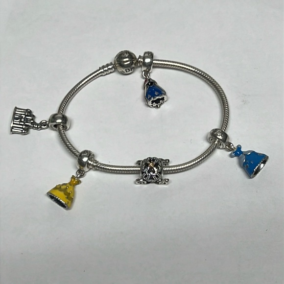 Pandora | Jewelry | Disney Princess Pandora Charm Bracelet | Poshmark